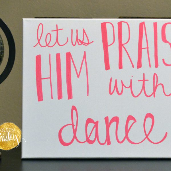 Let Us Praise Him With Dance Canvas Painting