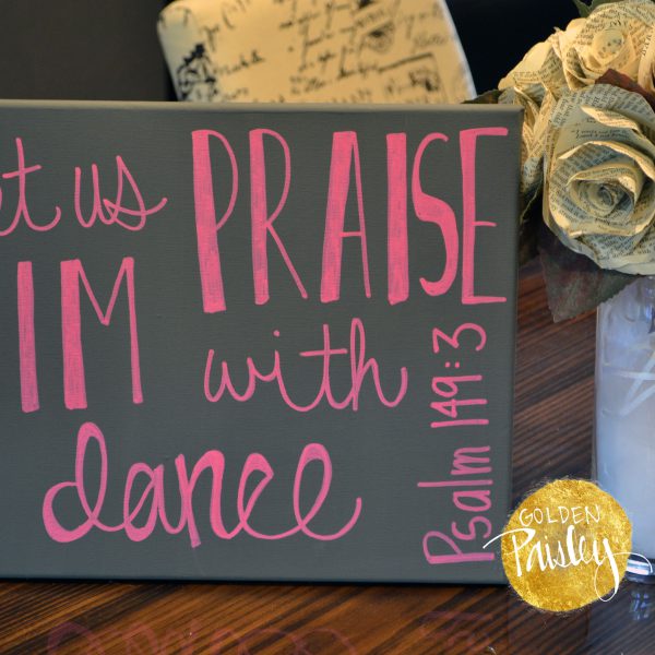 Let Us Praise Him With Dance Canvas Painting